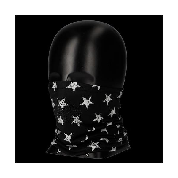 定形外 RIDEZ　ライズ  【4527625109049】 PIPES NECK WARMER BLACK STAR PNW-05　ネックウォーマー　ブラック　スターライズインターナショナルのオリジナルブランド「PIPES」から新たなライ...