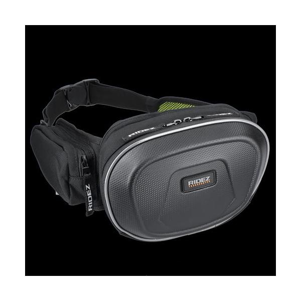 RIDEZ　ライズ  【4527625111875】 TRANSPORTER HARDSHELL WAIST BAG RTS05 BK　ハードシェル　ウエストバッグ　ブラックRIDEZトランスポーター ハードシェル　ウエストバッグシートバッ...