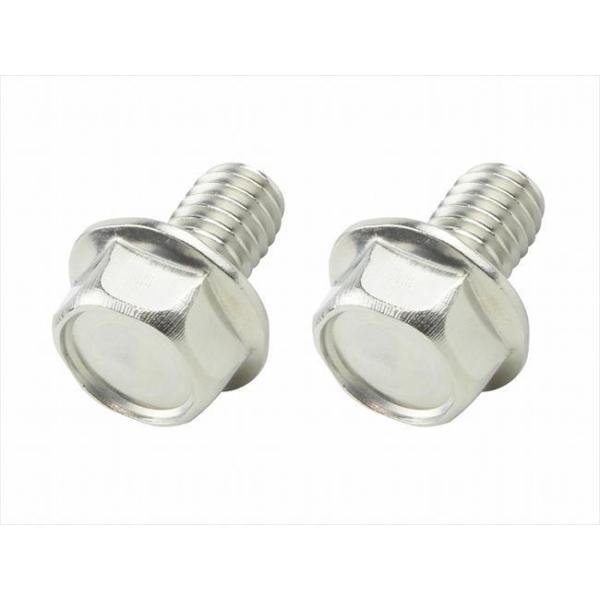 4945716261122 ポスト投函便 フランジロッカクボルトセット M6X10 2PCS 920610-S2 【POSH FAITH(ポッシュ フェイス)】 ◆錆びにくいステンレス製◆ワッシャーレスのフランジボルトです。工具は13ｍｍを...