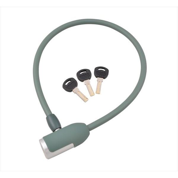 カラー：マットグリーンサイズ：Φ10Ｘ600ｍｍ・ウェーブキー3本付属/スペアキー対応サービス・不正開錠されにくく、折れにくいウェーブキー採用・ベーシッククラスのワイヤー錠ながら、ウェーブキーやスペアキーにも対応商品の詳細な情報については、...