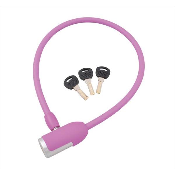カラー：ピンクサイズ：Φ10Ｘ600ｍｍ・ウェーブキー3本付属/スペアキー対応サービス・不正開錠されにくく、折れにくいウェーブキー採用・ベーシッククラスのワイヤー錠ながら、ウェーブキーやスペアキーにも対応商品の詳細な情報については、メーカー...