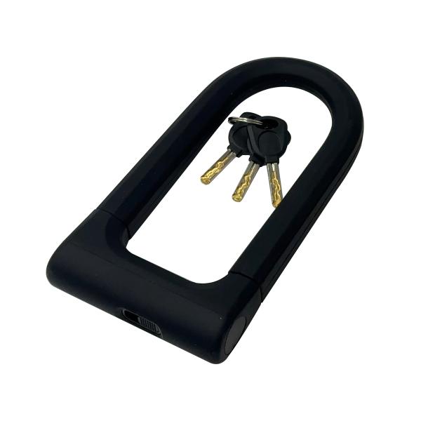 シリコン外皮で自転車に傷をつけにくいUロック【主な仕様】・パッケージ重量：845g・Uロック本体寸法：縦213mm×幅114mm・内径：縦162×幅67mm・カギ3本付き商品の詳細な情報については、メーカーサイトでご確認ください。商品及び品...