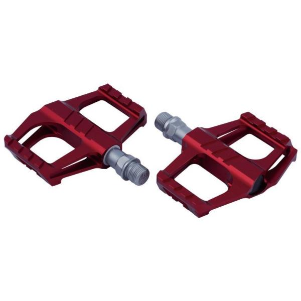 【NOGUCHI(ノグチ)】 【4962625750936】 NPR-1 NPR-1 ロード・クロス用ペダル　レッドアルミアルマイト仕上げの軽量ペダル。クロスバイクなど、シティランはもちろん、ロードモデルにも最適。踏みやすく、縦に長くなって...