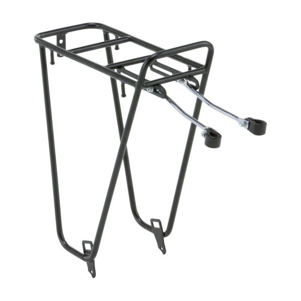 箕浦/ミノウラ  【4944924060732】 MT-800N キャリア ブラック　パニアバッグ対応　MTB　クロスバイク 自転車材質:スチールパイプカラー:黒粉体塗装製品寸法:幅 = 135 mm／奥行 = 315 mm／高さ = 34...