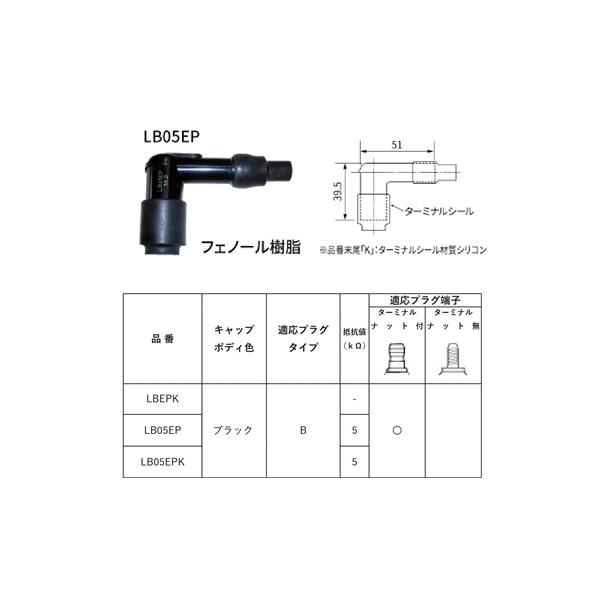 定形外 NGK エヌジーケー  【0087295183403】 LB05EPK プラグキャップ 黒 8340■プラグキャップ過酷な条件に耐える構造と材質が、スパークノイズを抑えた走りを実現。スパークノイズを抑えるセラミック抵抗体を内蔵してい...