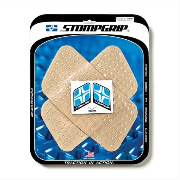 【ストンプグリップ】 【4548916247318】 STOMPGRIP ユニバーサル 四辺形 ボルケーノ クリア P061-6431■タイプ：四辺形素材：エラストマー樹脂色：クリア◆STOMP GRIPは世界各国のトップレーサー、トップス...