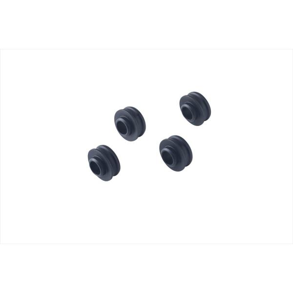 ブレンボラジアルキャリパーとフロントフォークを自然に繋ぐ滑らかなデザイン。 カラーリングはオフセットカラー自体が目立たない半艶ブラックアルマイトを採用。 ダブルディスク車用4個入り。 表＝キャリパー側 裏＝車体側。メーカー品番[カタログ品番...