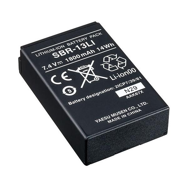 八重洲無線 Q2S-VSD-019-002 リチウムイオン電池パック SBR-13LI・7.4V、1800mAh◆使用対象機種HX890J※画像はイメージです商品の詳細な情報については、メーカーサイトでご確認ください。商品及び品番は予告なく...