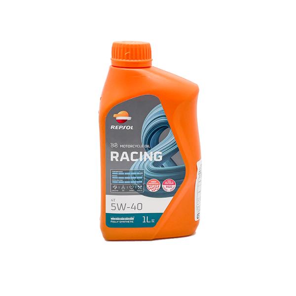 【REPSOL(レプソル)】 007426 2輪車用オイル RACING 4T 5W-40 1Lボトル 全合成油 JASO:MA2 API:SN●RACING 〜レーシングレンジ〜過酷な運転条件において最大限保護と信頼性を提供■粘土：5W-...