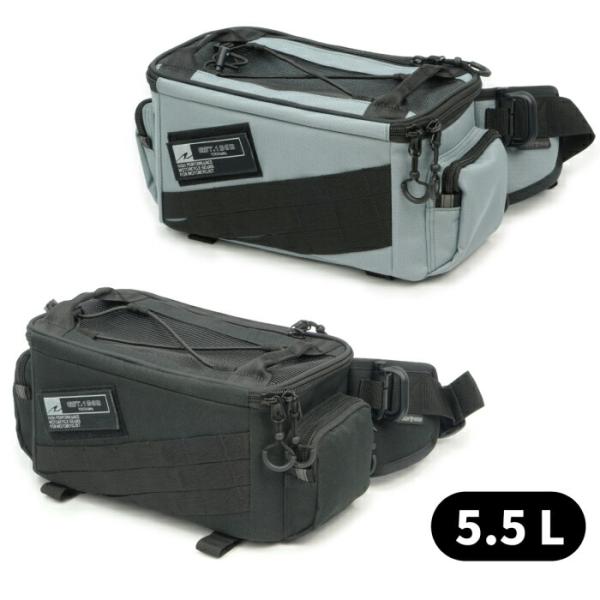 5リットルオーバーの大容量が魅力バイカーのための、そしてツアラーのためのウエストバッグ長財布や500mlペットボトルも余裕を持って収納可能な、5.5L大容量ウエストバッグ。今までのウエストバッグとは異なる上蓋外開き仕様にすることで、収納物の...