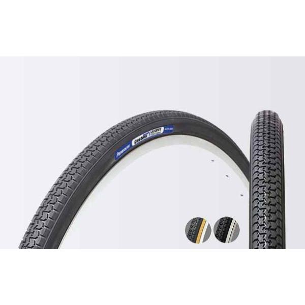 【パナレーサー(Panaracer)】 Custom Tough カスタムタフ 27×1-3/8 黒/黒 28242702トレッド中央部の肉厚効果により衝撃を緩和する、長時間乗られる方に最適な耐パンク性能強化モデル高密度タイヤコードとトレッ...