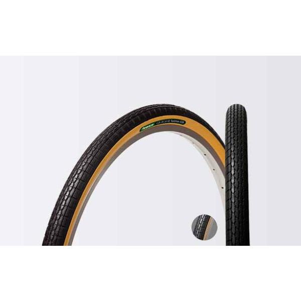 【パナレーサー(Panaracer)】 コルデラヴィ 26×1-1/2 (38-584) 黒/アメ 28286502サイクリストに愛用され続けているランドナー用タイヤ古くから愛され続けている650A＆650Bサイズのランドナー用タイヤ。ビー...