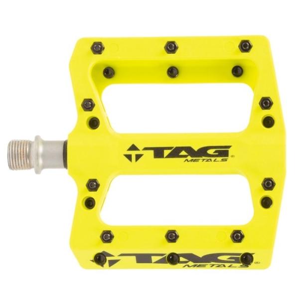 【送料無料】【TAG METALS (タグメタル)】 【5055356341159】ペダル T4001-01-000 T3 Pedals Nylon イエロー  【】TAGMETAL・Weight 361g Pair・DU Bushings...