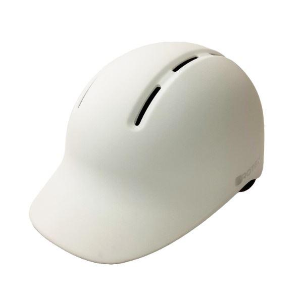 商品仕様　商品サイズ：頭囲57-60cm　商品カラー：マットホワイト　重量：290g　・サイズ調整ダイヤルアジャスター　・ソフトシェル　・インモールド成形　・SG安全規格品特徴　軽くて衝撃に強いインモールド成形　ファッション、年齢、性別を選...