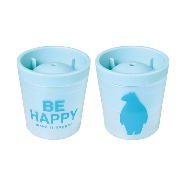 【在庫目安:わずか】生活雑貨アイスボールメーカー2個組 Lブルー STK-06L2P