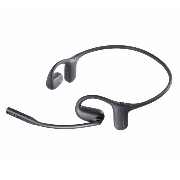 【新商品】【お取り寄せ商品(納期は別途回答)】周辺機器サンワサプライBluetoothオープンイヤーヘッドセットサブコード:MMBTSH73BK