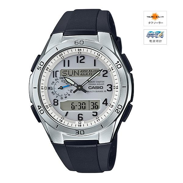 【国内正規品】ウェーブセプター【在庫目安:あり】【送料無料(北海道・沖縄・離島など除く)】時計カシオ計算機カシオ計算機(CASIO)カシオ(CASIO)wave ceptor ソーラー電波時計サブコード:WVAM6507AJF　■クロネコ延...