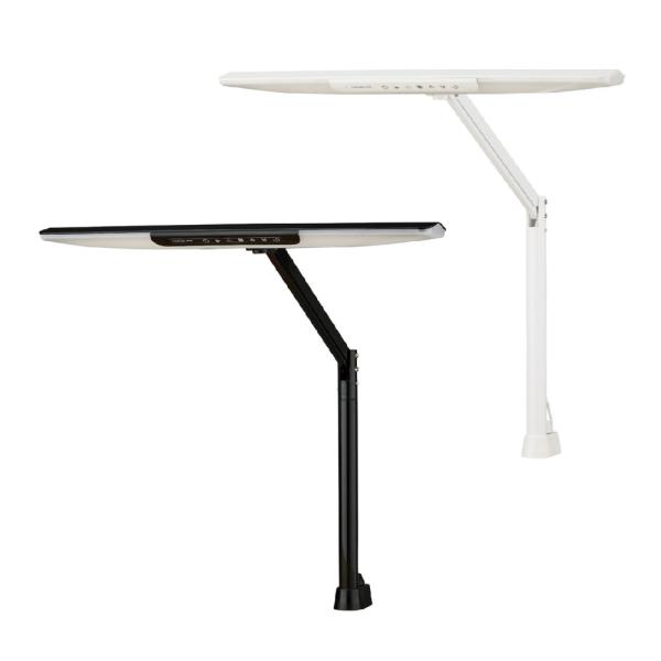 Spec品番：ECL-111 WH、ECL-112 BKサイズ：W520（セード幅）×L320（上アーム長）×L367（下アーム長）mm製品重量：1.3kg（ACアダプタ含む）コード長：約2.3m（中間ACアダプタ）0.8m（ブラック）梱包...