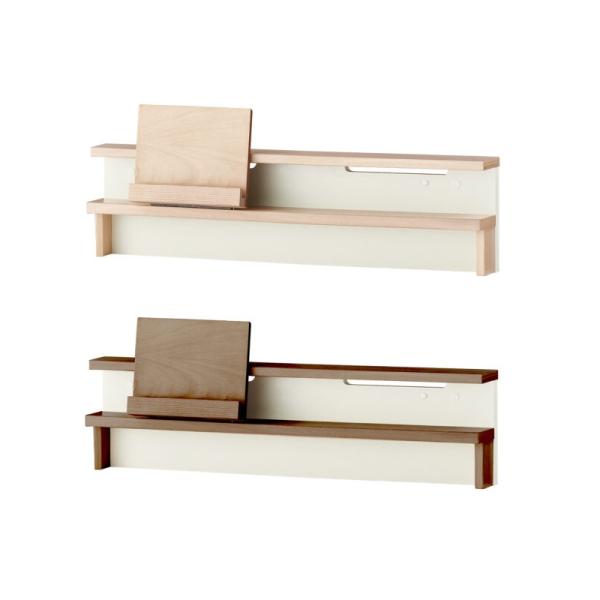 Spec品番FLA-911 MOFLA-971 WOサイズW1,050×D121×H250ｍｍ重量9.5kg梱包サイズW1100×D200×H290ｍｍ　12.0kg主素材ナラ材、タモ材、プリント化粧板特徴○スライドタブレットスタンド付き○...