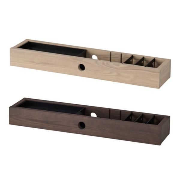 Spec品番KWA-576 WWBKKWA-676 KGBKサイズW550×D123×H64ｍｍ主素材ホワイトオーク突板特徴ケーブル仕切り板 3枚リバーシブルペントレーキズ防止フェルト付きTagKOIZUMI コイズミ GENTLER ジェ...