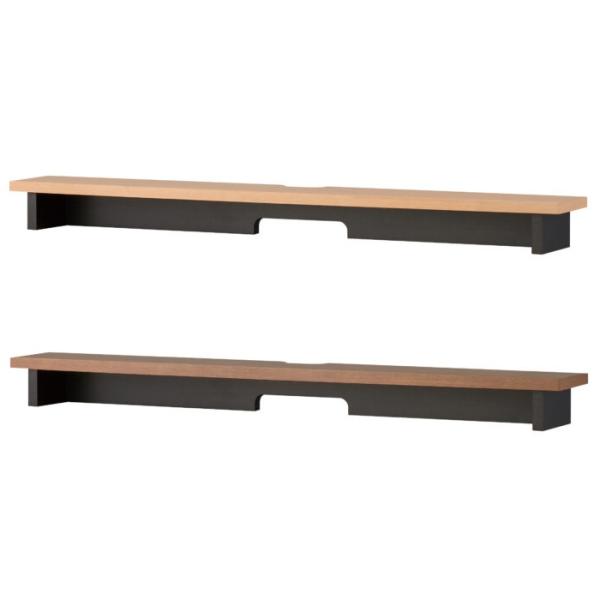 Spec品番KWA-94 MOKWA-95 WOサイズＷ1,350×D180×H115ｍｍ重量7kg梱包サイズW1420×D230×H130ｍｍ　8.0kgTagKOIZUMI コイズミ NESTIS ネスティス 幅135cm デスクシェル...