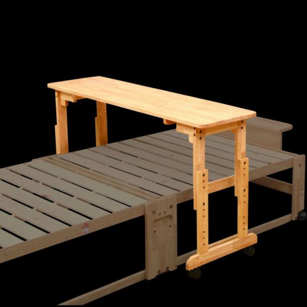 中居木工 センターテーブル NK-2601（ナチュラル） / NK-2602（ブラウン） 日本製 対応：ハイタイプとロータイプ（シングルとワイドシングル）