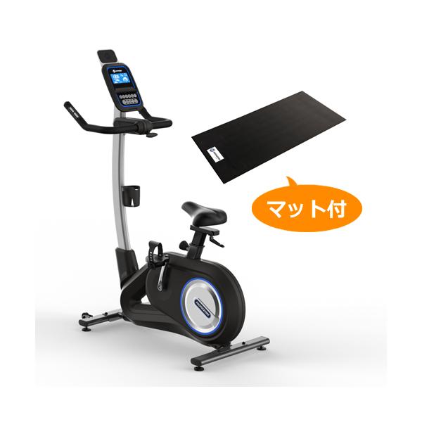 メーカー正規販売店・オリジナルフロアマット付きSpecフライホイール：7kgハンドルバー：角度調節ハンドルバーペダル：調節ストラップ付シート：人間工学アップライトシートシート調節：前後・上下その他：節電モード、タブレットラック、滑り止めカッ...