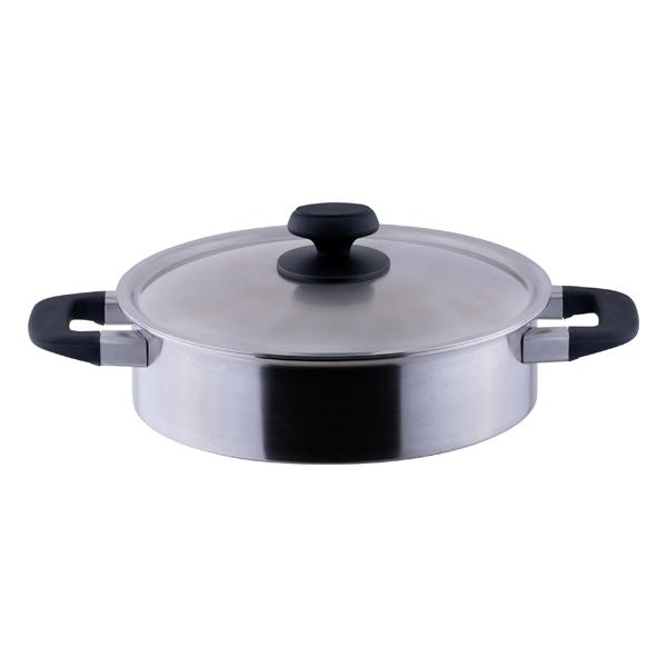 『Spec』　サイズ：25cm　容量：3.6L 重量：約2250g『Tag』対応熱源・ガス・ハロゲンヒーター・クッキングヒーター・電磁調理器　200V対応サスティナ Sustina ステンレス 鍋 宮崎製作所 miyaco 国産 日本製 s...