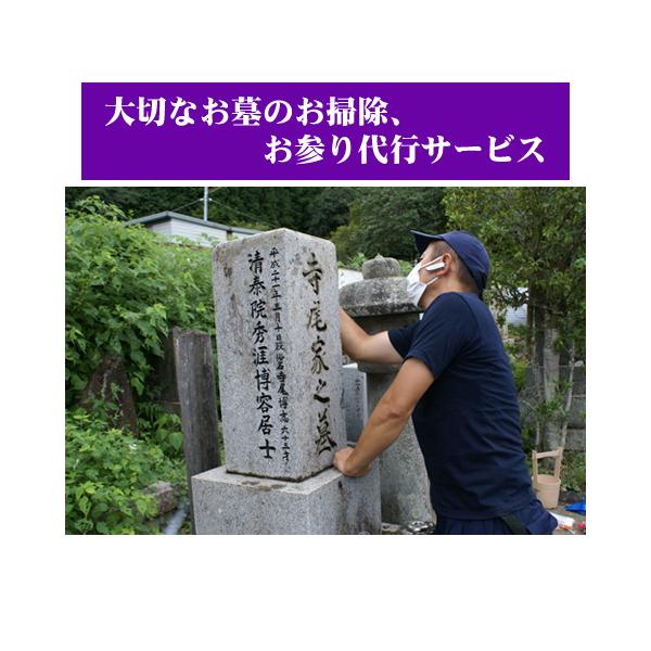様々なご事情でお墓のお掃除、お参りが出来ず、悩まれているお客様に代わり、誠心誠意、真心を込めてお掃除、お参り致します。 終わりましたら、写真付報告書をお送りさせて戴きます。安心してご確認戴けます。詳細は弊社（天法株式会社）までお問い合わせ下...