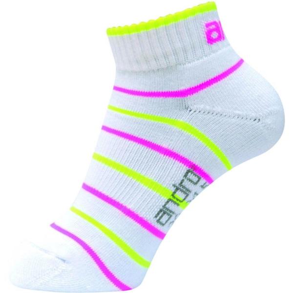 卓球 ウェア ソックス アンドロ ルミナスソックス 362022-WHT/PNK 【andro】 卓球専門店素材：ポリエステル、綿、その他丈の長さ：ミッドショート【商品の購入にあたっての注意事項】※一部商品において弊社カラー表記がメーカーカ...