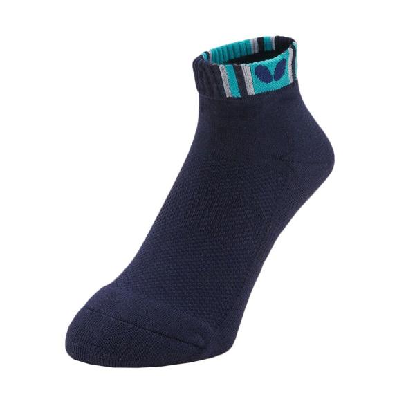 卓球 ウェア ソックス バタフライ フルグレス・ソックス 92380-178 【Butterfly】 卓球専門店卓球 卓球ウエア ウェア ソックス 靴下 卓球 卓球ウエア ネイビー●素材:綿 アクリル その他【バタフライメーカーサイズチャー...