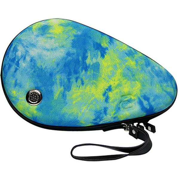 ●素材:EVA●中国製●メーカーのサイズ表記:CLパープル●サイズ:18×29×5.5cm●内ポケット有り●耐久性が高く、ラケットをしっかりガードするハードケース。エアリング付で通気性も良い。最大でラケット2本収納可能。