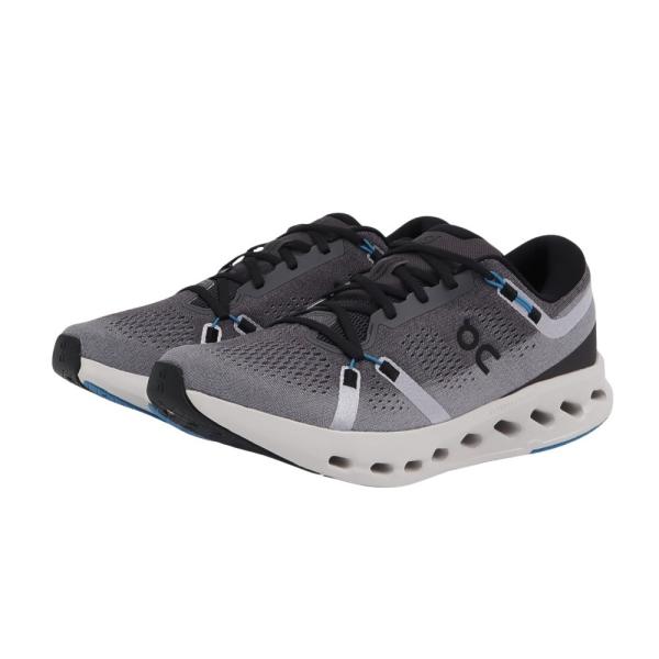 ●素材:【アッパー】リサイクルポリエステル/TPU 【アウトソール】ラバー●レギュラー　2E相当●ラン&amp;ウォーク（1kmを約5〜7分で走る方向け）●軽量◎●クラウドサーファー 2:肩の力を抜いて走れるランニングシューズ。CloudT...