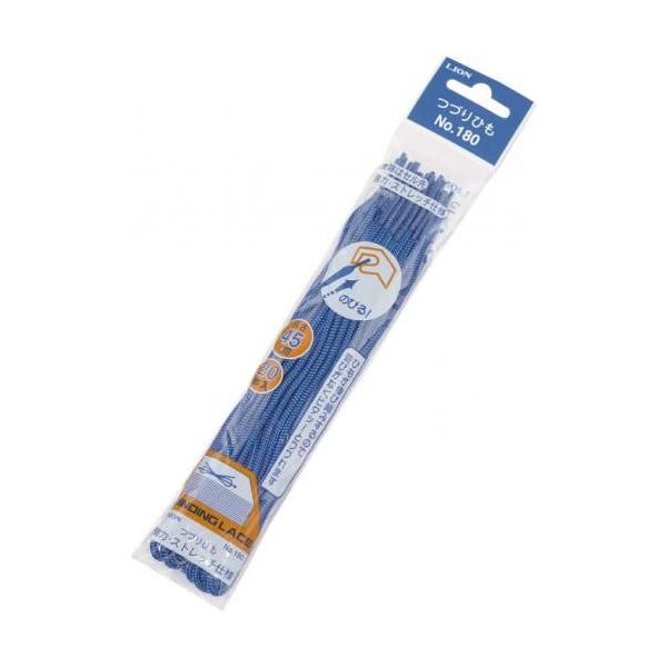 ひもが伸び縮みするので、遊びがなくピタッととじられるストレッチタイプのつづりひもです。＜仕様＞●シリーズ名：つづりひも●長さ：45cm●色：青●20本袋入●ストレッチタイプ・セル先●引張強度：強い　●PP糸ニット丸編（伸び率1.4倍）※（注...