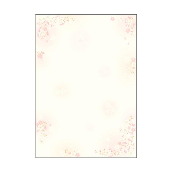 用紙にエンボス加工を施していますので、和紙調の雰囲気が楽しめます。手書き用にもご使用頂けます。＜仕様＞●品番：4-1920●品名：和柄用紙　和ごころ　枝桜　A4判　100枚入●サイズ：縦297m×横210mm、紙厚-0.18mm●材質：特殊...