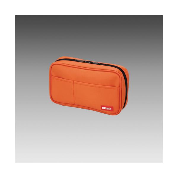 リヒトラブ　A-7551-4　ペンケース［ブックタイプ］　橙