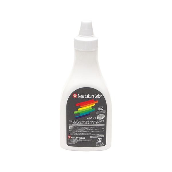 アクリル系エマルジョンを配合しているため、水で溶いて使え、乾くと耐水性になります。接着力が強く、紙以外に木・布・石・金属・プラスチック・発泡スチロールと幅広く使えます。＜仕様＞●商品名：ニューサクラカラー420ｍｌ　ポリチューブ入り●サイズ...