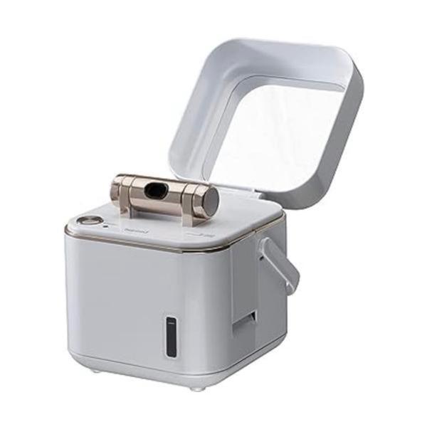 電源/100V-360W。スチーム発生量約7ml/分、スチーム発生時間約15分。スチーム温度約40℃（吹出口より約25cmの距離）。スチーム発生待ち時間約1分。