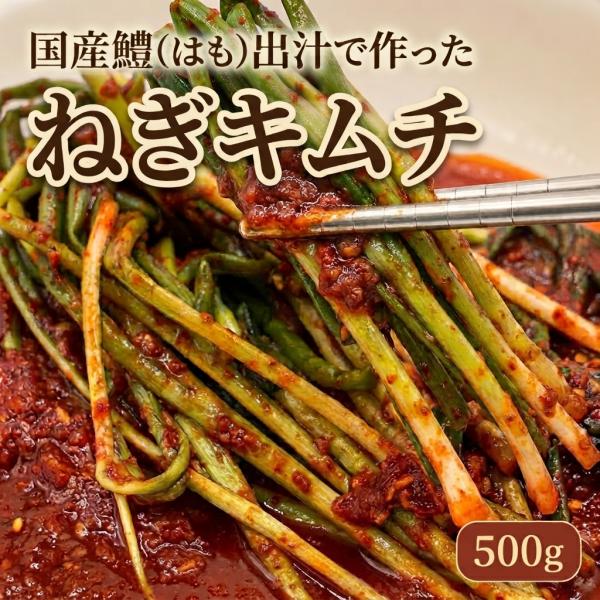 【発売日：2026年09月01日】【大阪の魚屋が作る、こだわり素材の本格ねぎキムチ】保存料・甘味料・着色料・香料を使わず、素材本来の美味しさを追求した本格ねぎキムチです。一番の決め手は、大阪の魚屋ならではの「自家製鱧（はも）だし」。国産鱧を...