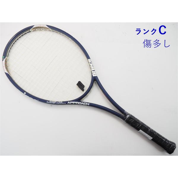 商品名：プリンス モア アプローチ OS(G2)/PRINCE MORE APPROACH OS(G2)分類／ランク：中古テニスラケット/C:目立つ傷多しフェイス面積：105平方インチ長さ：27.5インチフレーム厚：23mm重量：280ｇ（...