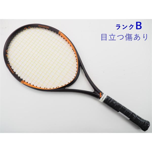 商品名：スノワート グリンタ100 ライト 2018年モデル【トップバンパー割れ有り】(G2)/SNAUWAERT GRINTA 100 LITE 2018(G2)分類／ランク：中古テニスラケット/B:目立つ傷ありフェイス面積：100平方イ...