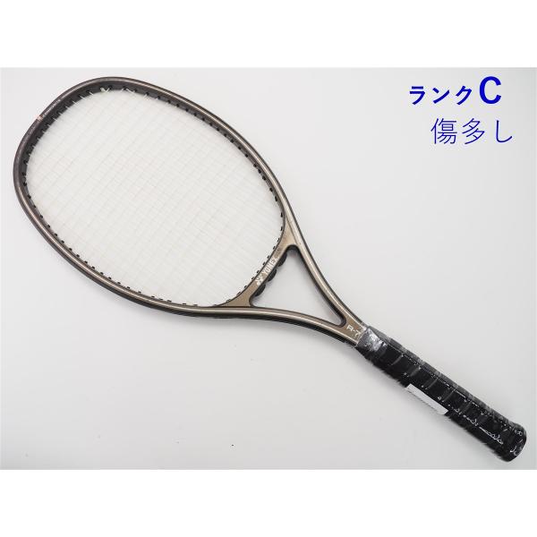 商品名：ヨネックス レックスキング 7(L4)/YONEX R-7(L4)分類／ランク：中古テニスラケット/C:目立つ傷多しフェイス面積：99平方インチ長さ：27.0インチフレーム厚：18mm重量：358ｇ（ガット込み）張り上げガット状態：...
