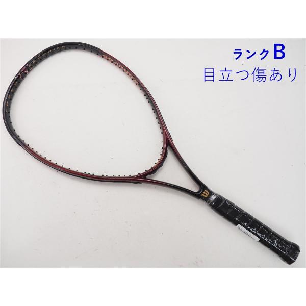 商品名：ウィルソン グラファイト アグレッサー(L3)/WILSON GRAPHITE AGGRESSOR(L3)分類／ランク：中古テニスラケット/B:目立つ傷ありフェイス面積：約110平方インチ長さ：27.0インチフレーム厚：22-22-...