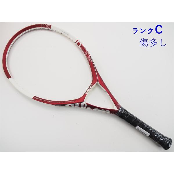 商品名：ウィルソン エヌ5 110 2004年モデル(G1)/WILSON n5 110 2004(G1)分類／ランク：中古テニスラケット/C:目立つ傷多しフェイス面積：110平方インチ長さ：27.25インチフレーム厚：22.5-26.5-...