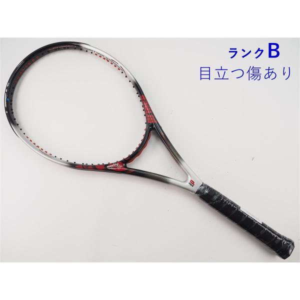 商品名：プリンス サンダー ハリアー チタニウム MP(G2)/PRINCE THUNDER HARRIER Ti MP(G2)分類／ランク：中古テニスラケット/B:目立つ傷ありフェイス面積：100平方インチ長さ：27.5インチフレーム厚：...