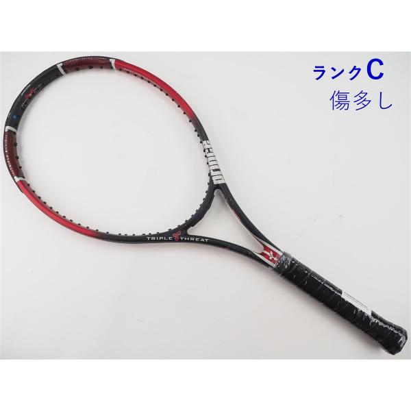 商品名：プリンス トリプル スレット アプローチ 2000年モデル【一部グロメット割れ有り】(G2)/PRINCE TRIPLE THREAT APPROACH 2000(G2)分類／ランク：中古テニスラケット/C:目立つ傷多しフェイス面積...