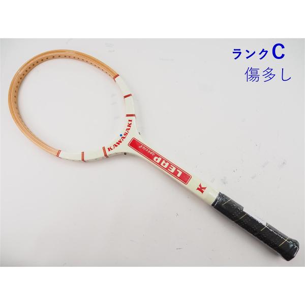 商品名：カワサキ リープ スペシャル(L3相当)/KAWASAKI LEAP SPECIAL(L3相当)分類／ランク：中古テニスラケット/C:目立つ傷多しフェイス面積：約70平方インチ長さ：27.0インチフレーム厚：15-15-22mm重量...