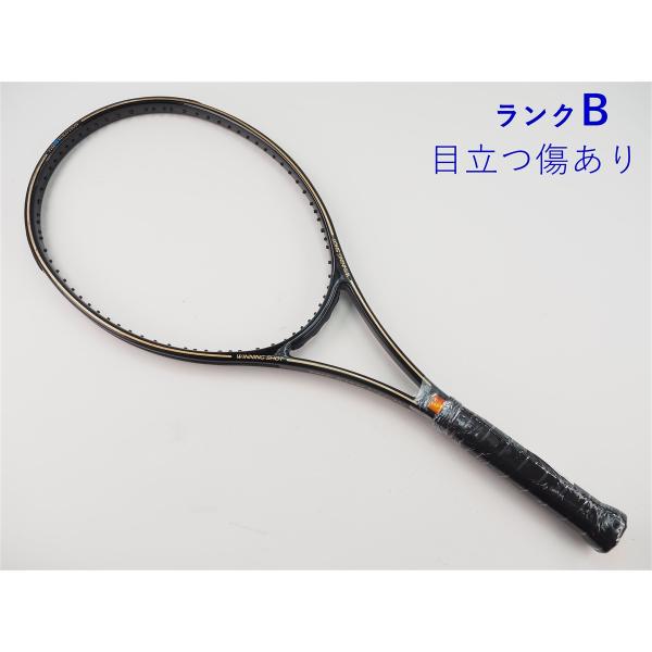 商品名：ウィニングショット エボリューション OS(L1)/WINNINGSHOT EVOLUTION OS(L1)分類／ランク：中古テニスラケット/B:目立つ傷ありフェイス面積：105平方インチ長さ：27.0インチフレーム厚：21mm重量...