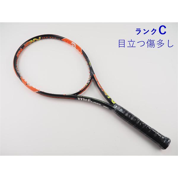 商品名：ウィルソン バーン 100エルエス 2015年モデル(G2)/WILSON BURN 100LS 2015(G2)分類／ランク：中古テニスラケット/C:目立つ傷多しフェイス面積：100平方インチ長さ：27.0インチフレーム厚：23-...