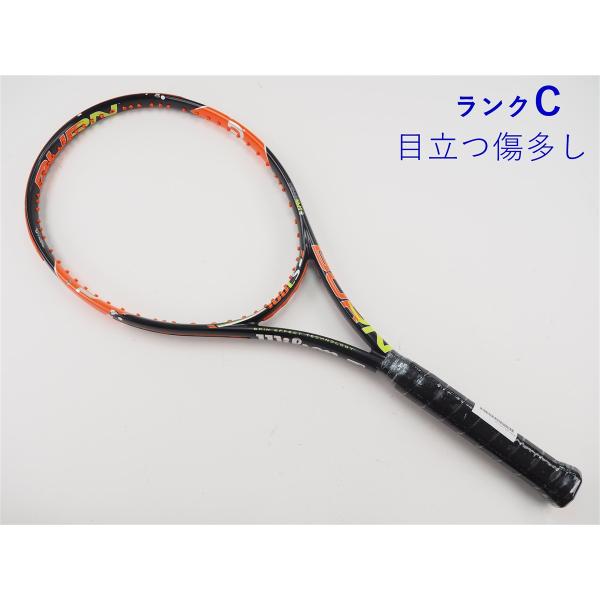 商品名：ウィルソン バーン 100エルエス 2015年モデル(G2)/WILSON BURN 100LS 2015(G2)分類／ランク：中古テニスラケット/C:目立つ傷多しフェイス面積：100平方インチ長さ：27.0インチフレーム厚：23-...